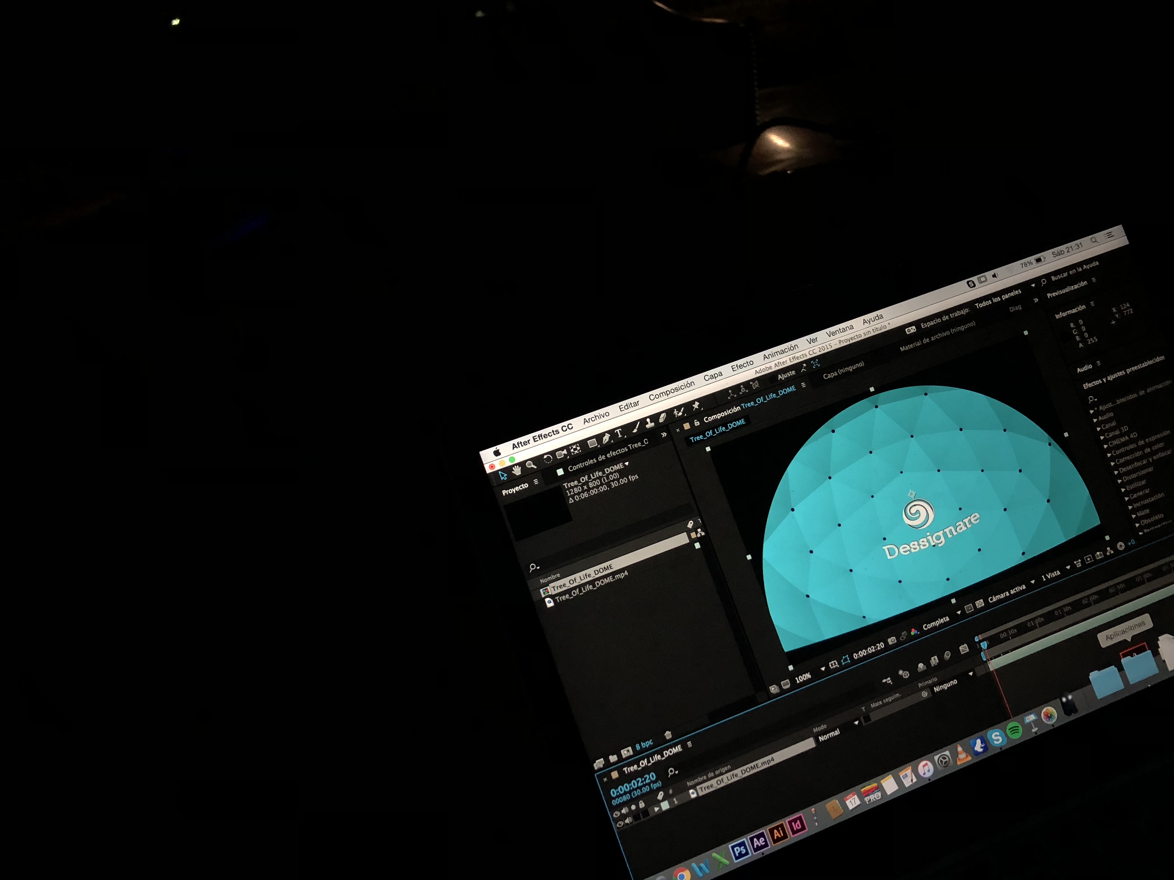 We celebrated a night full of stars with video mapping shows on Mexico ...